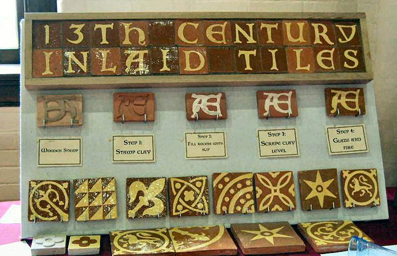 Pent ceramic tiles | The Æthelmearc Gazette